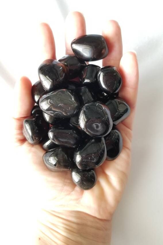 Medium Apache Tear Drop Tumbled & Polished Stone Drops of - Etsy