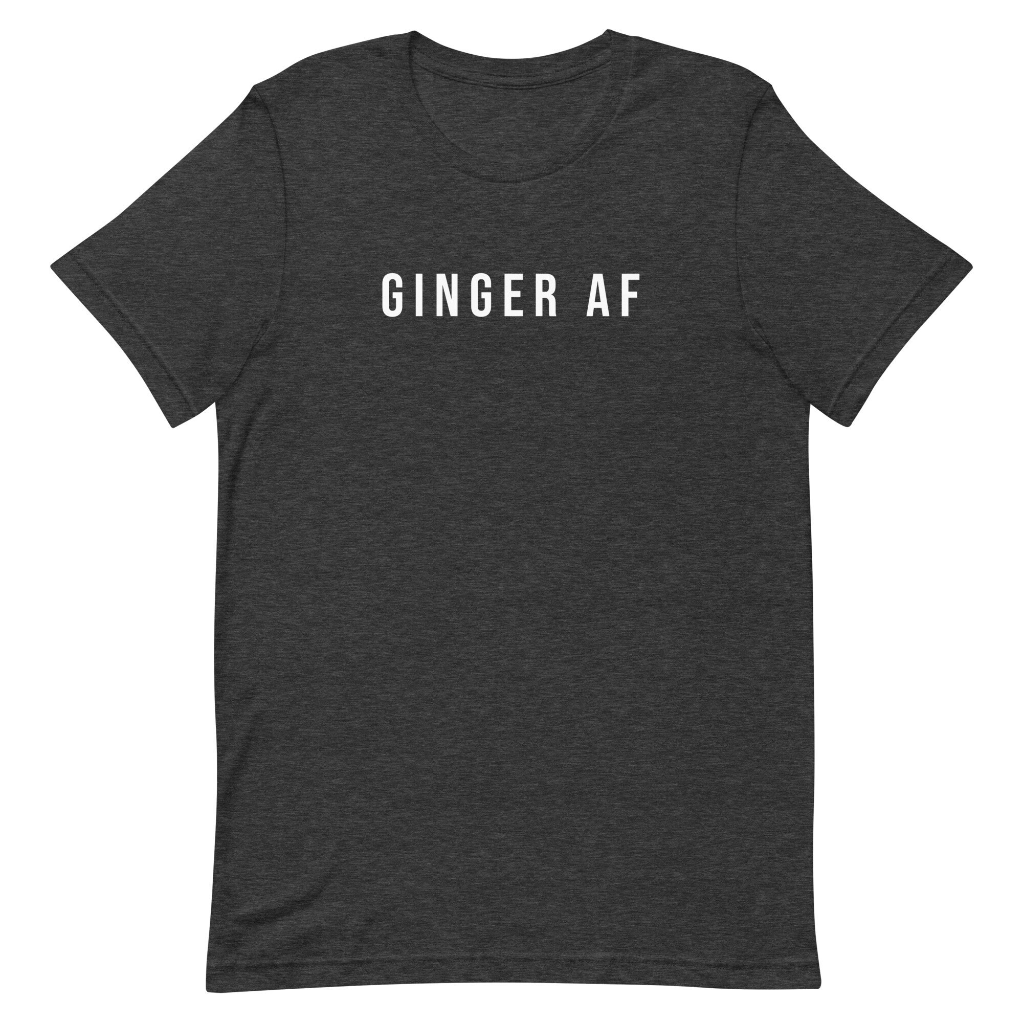 Ginger Af Shirt Redhead Shirt Funny Ginger Shirt Ginger - Etsy