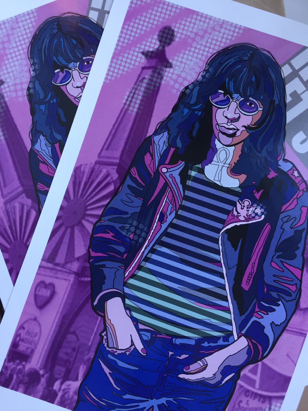 Joey Ramone Digital Art Print - Etsy