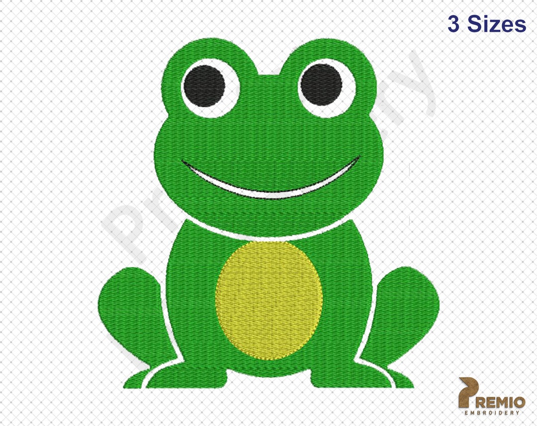 Frog Embroidery Designs, Toad Embroidery Designs, Green Frog Embroidery ...