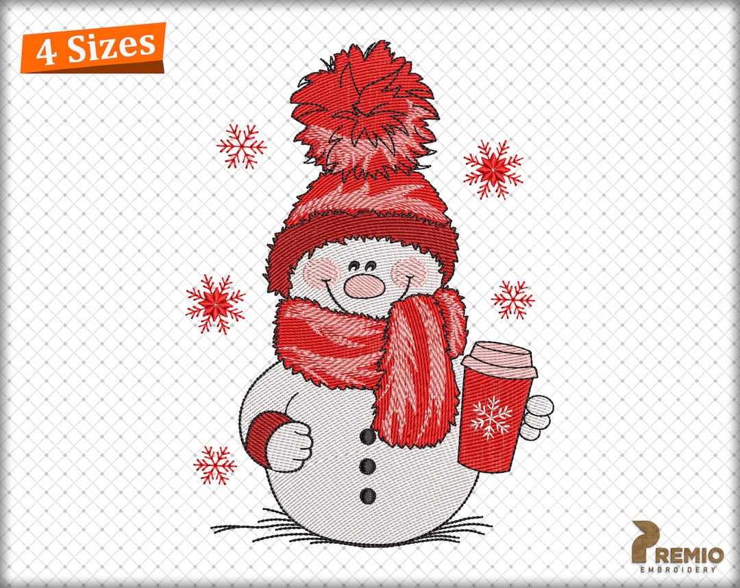 Snowman Embroidery Design, Christmas Designs for Embroidery Machines ...