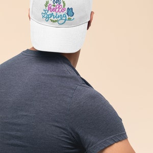 Hello Spring Embroidery Designs, Happy Spring, Happy Easter, Funny ...