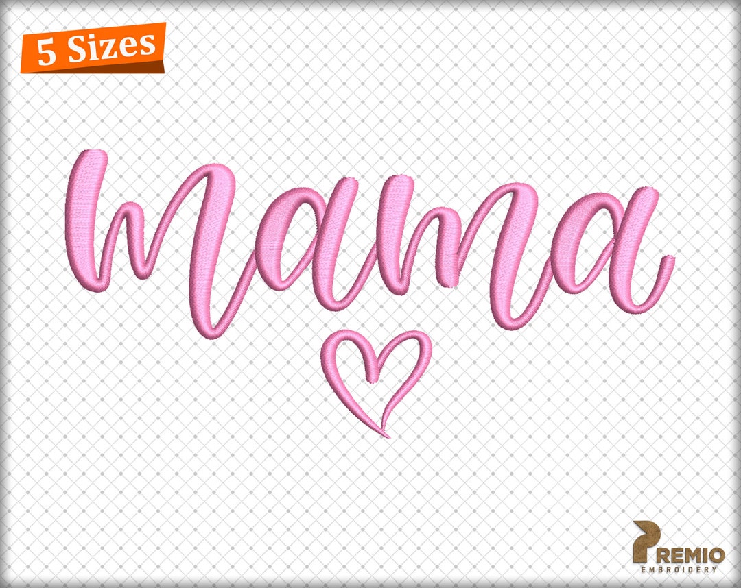 Mama Machine Embroidery Design, Mama Embroidery Design, Blessed Mom ...
