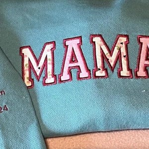 Mama Applique Embroidery Design, Mama Machine Embroidery Design, MOM ...
