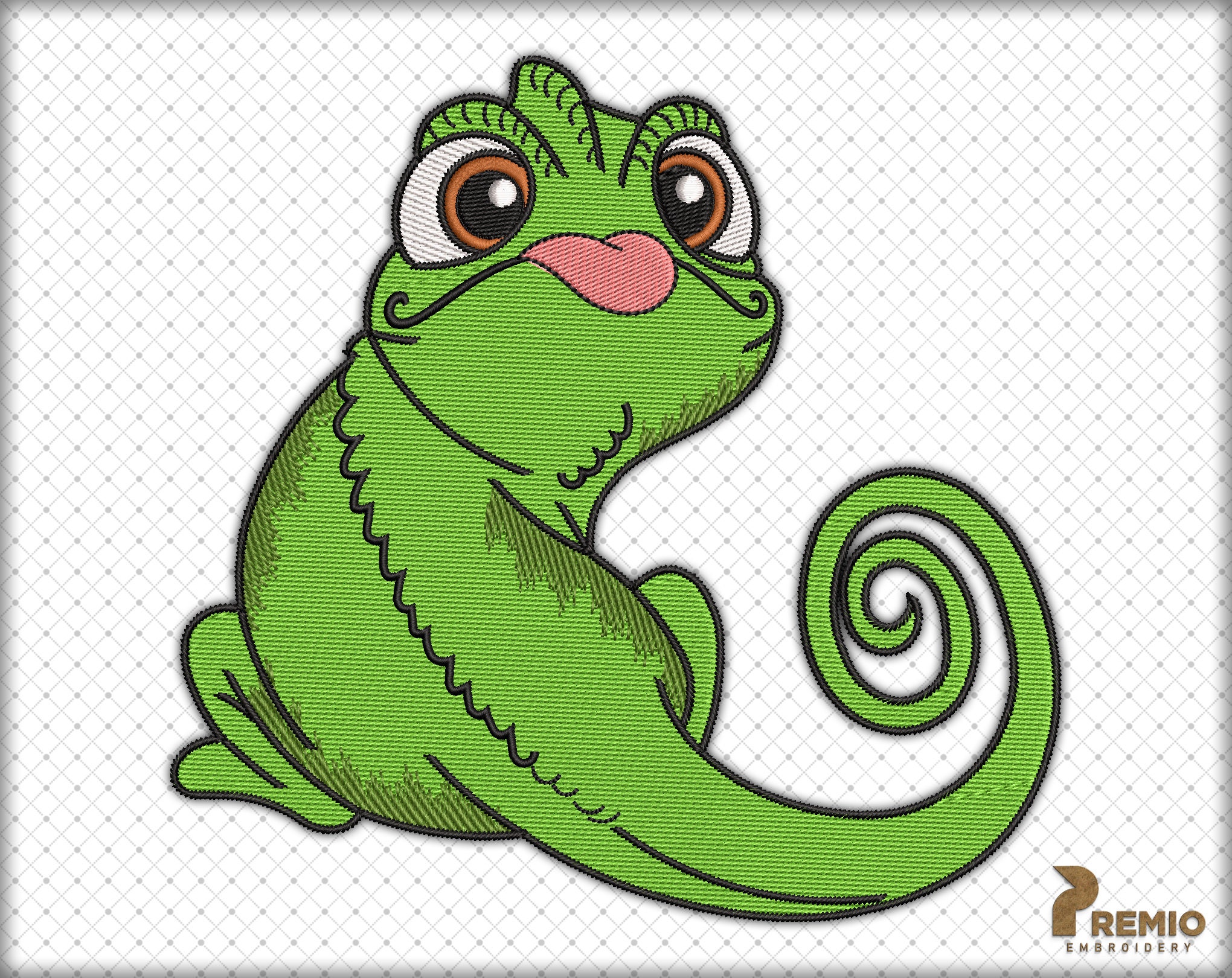 Pascal Tangled Machine Embroidery Design Rapunzel Pascal Best | Etsy