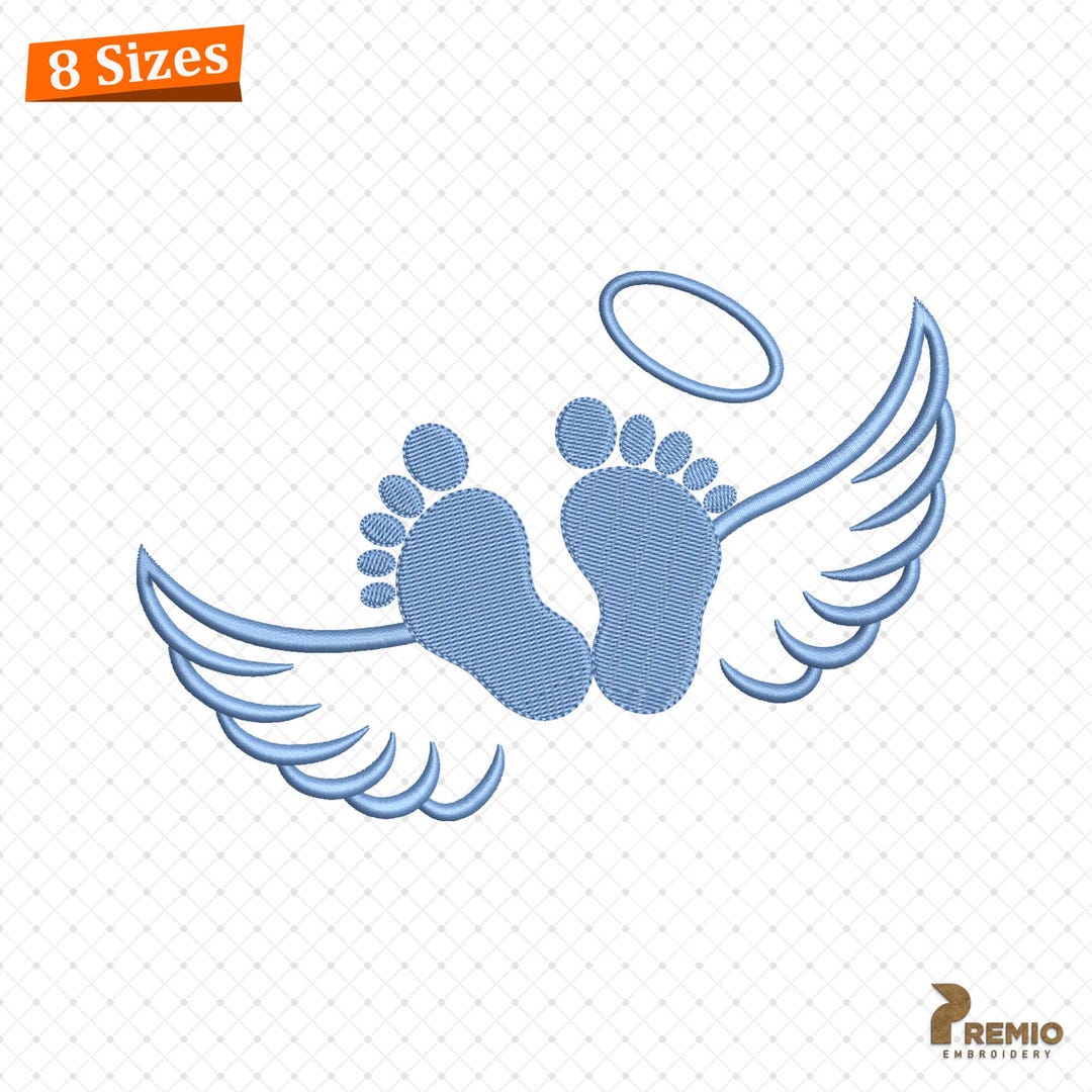 Baby Footprints Embroidery Design, Baby Feet Embroidery Files, Baby ...