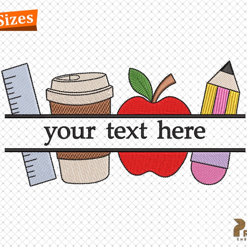 Teacher Embroidery - Etsy