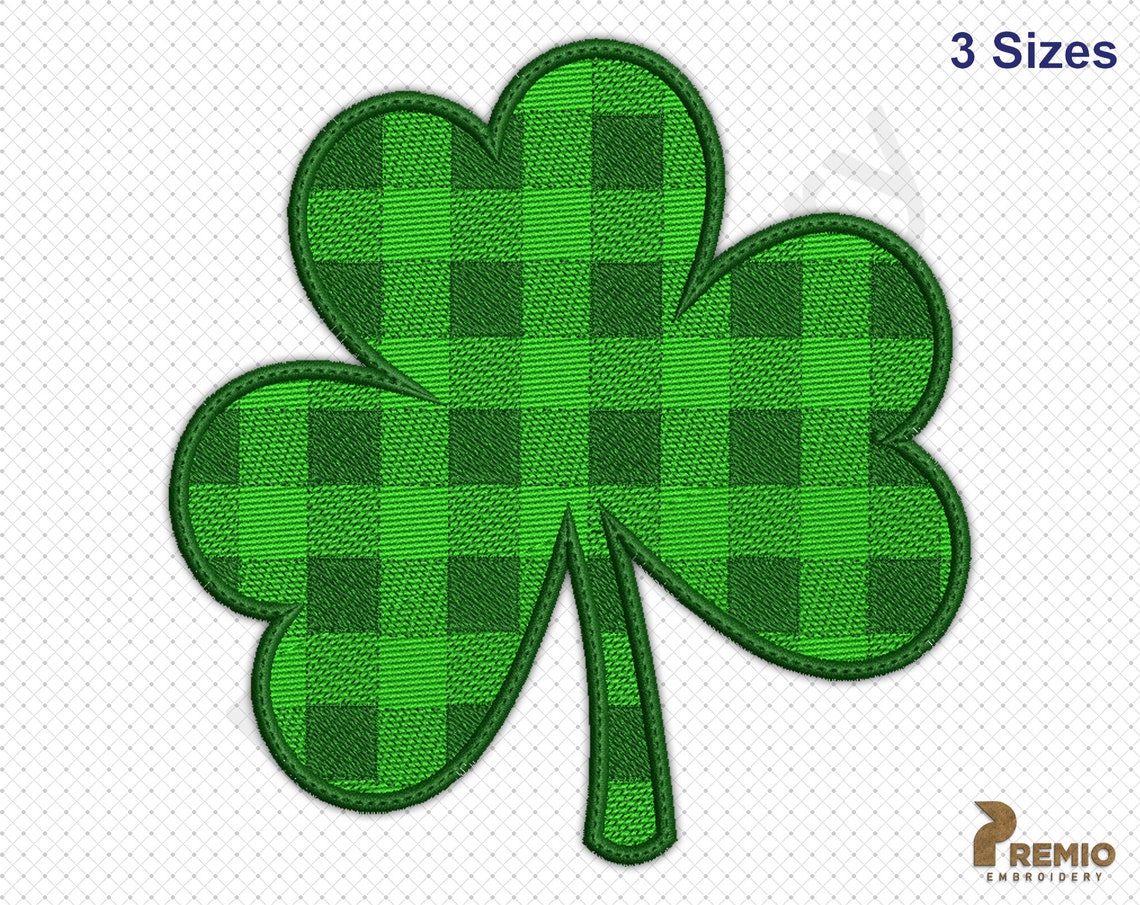 Clover Embroidery Design St. Patricks Day Embroidery - Etsy