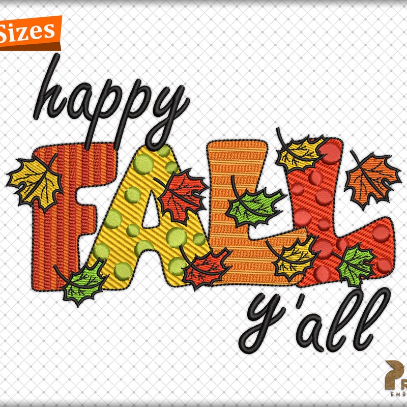 Machine Embroidery Designs Fall - Etsy