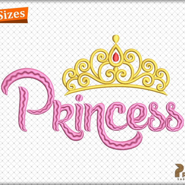 Princess Embroidery - Etsy