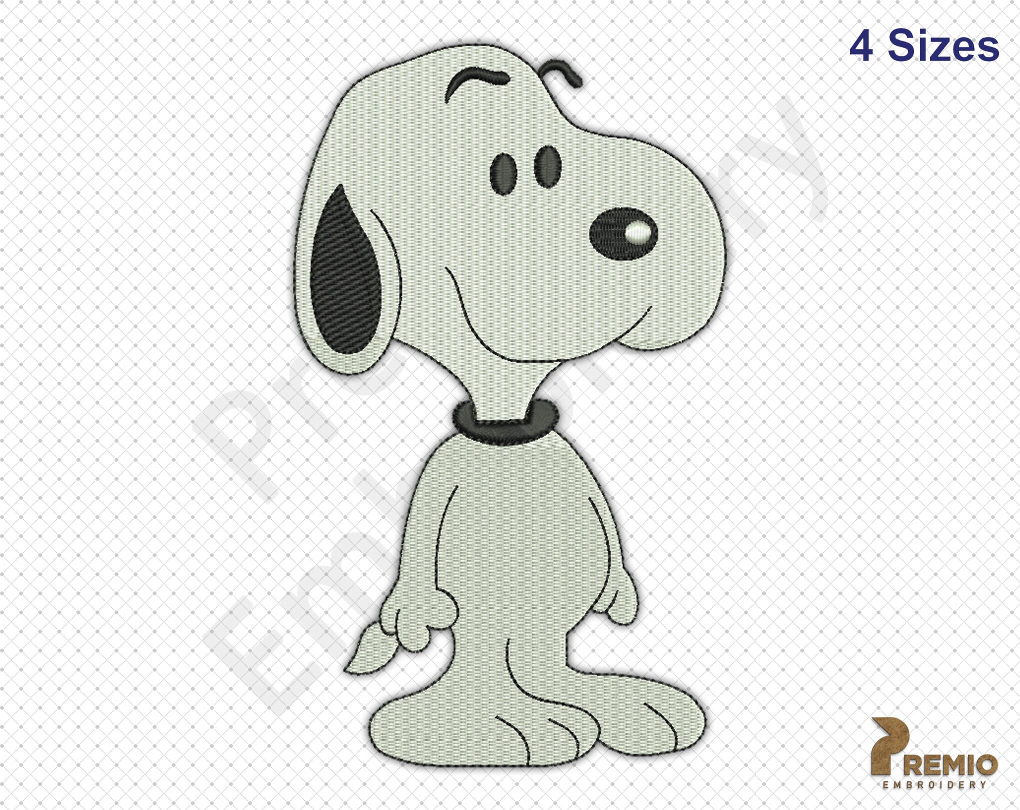 Snoopy embroidery designs Snoopy Peanuts embroidery design | Etsy