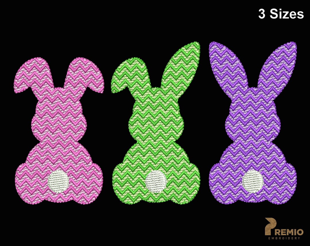 Bunny Embroidery Design, Easter Embroidery Design, Bunny Machine ...