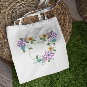 Spring Embroidery Designs, Floral Spring Monogram Embroidery Design ...