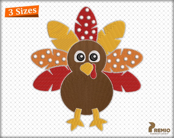 Kids' Crafts Appliques & Patches Craft Supplies & Tools Stitched Turkey ...