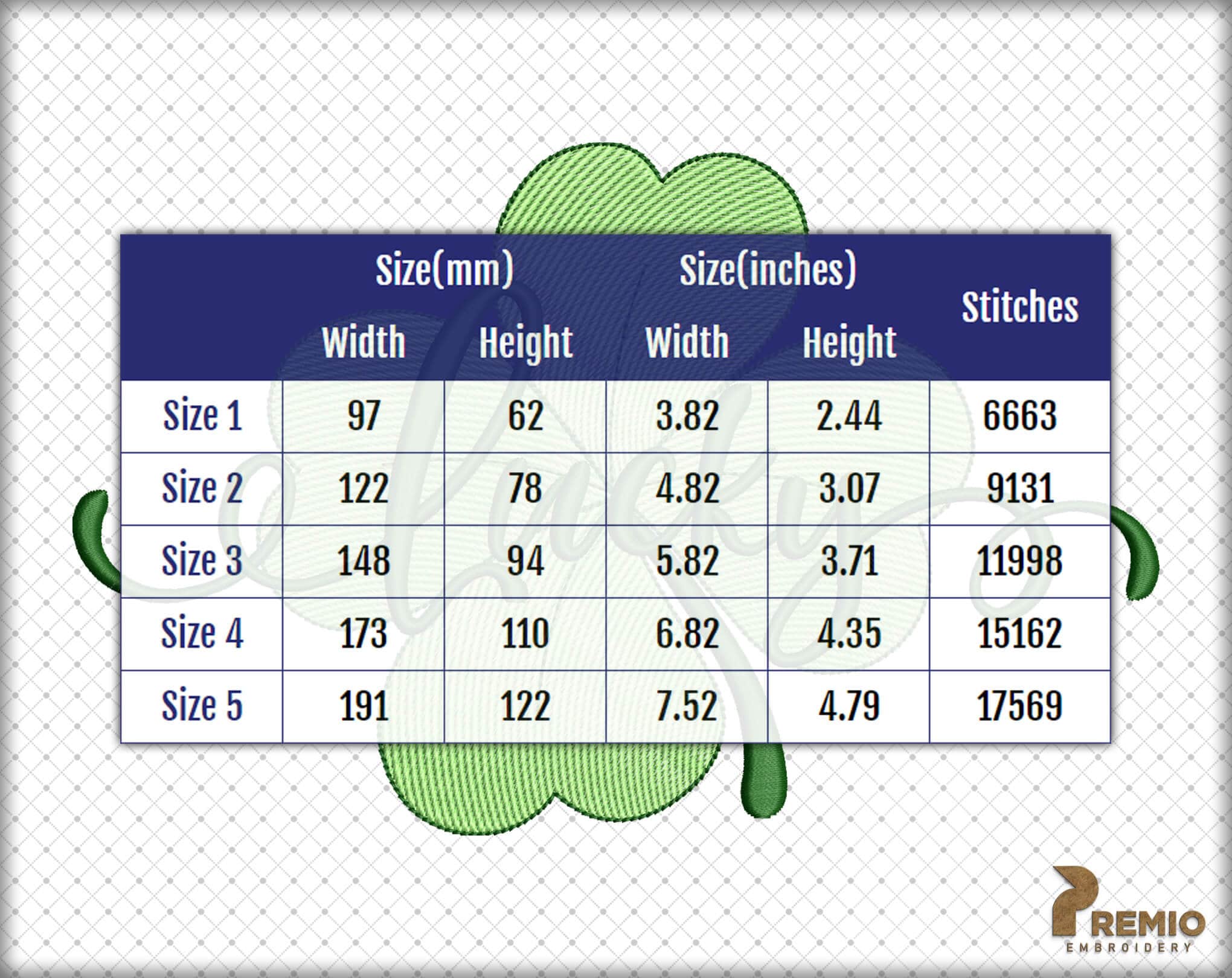 Lucky Embroidery Designs, Clover Machine Embroidery Design, Shamrock ...