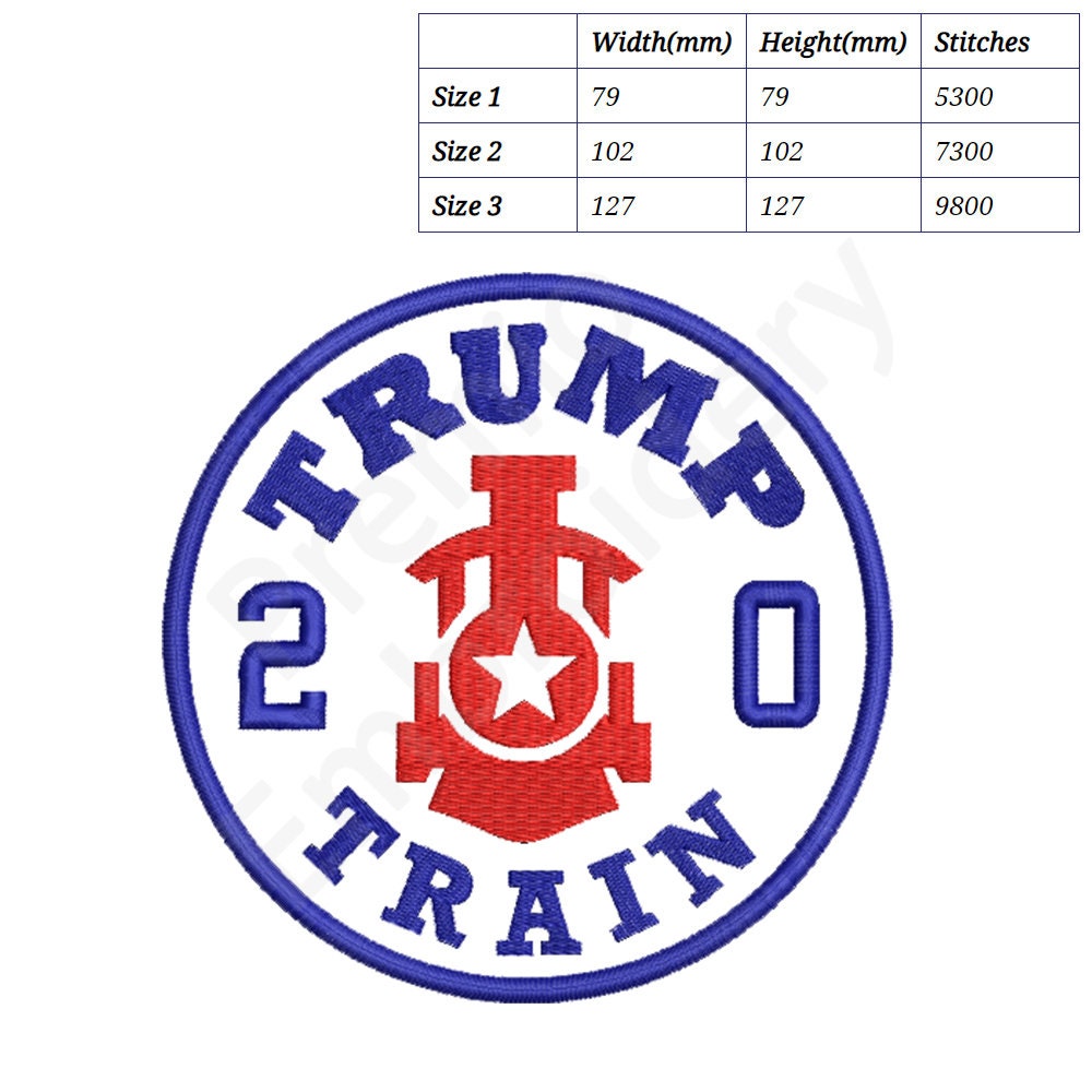 Trump Design Trump Train Design Trump Embroidery Donald - Etsy