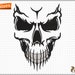 Skull Skeleton Face Embroidery Design, Skeleton Embroidery Machine ...
