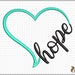 Hope Heart Embroidery Design, Hope Embroidery Design, Hope Embroidery ...