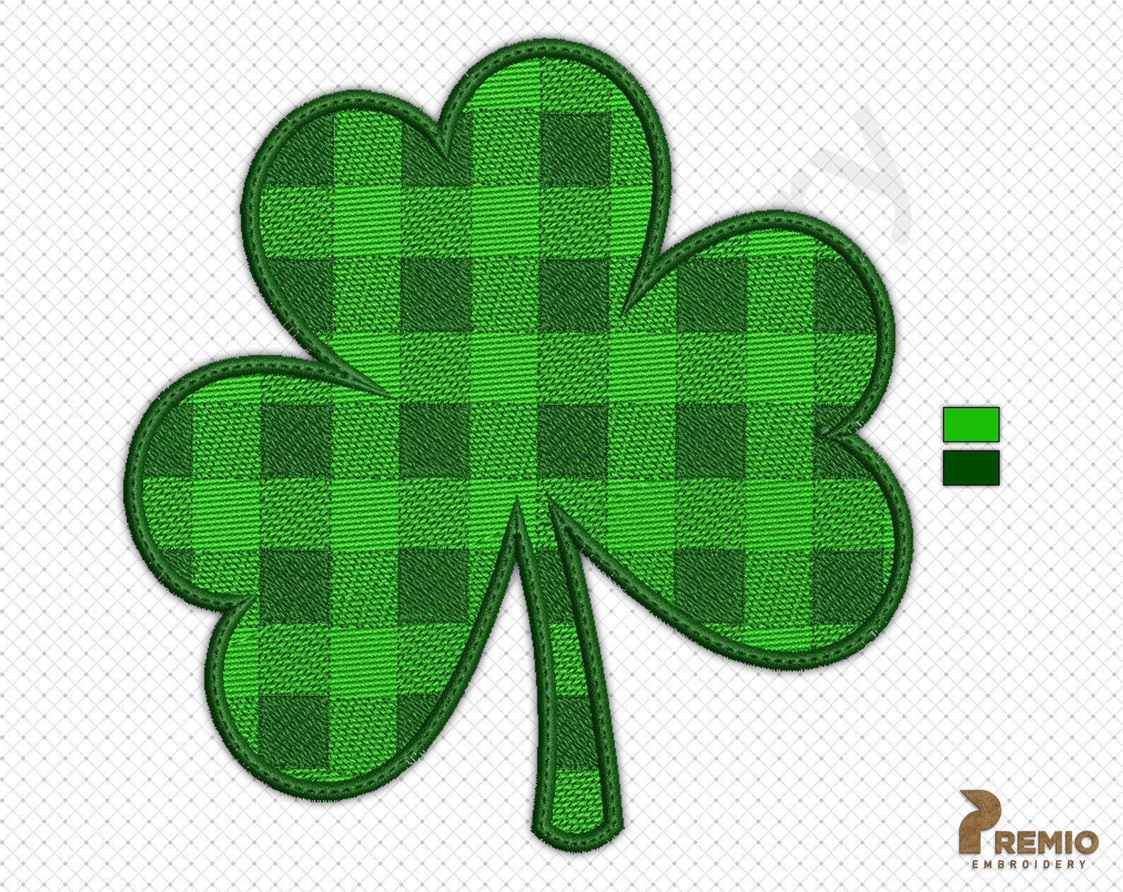 Clover Embroidery Design St. Patricks Day Embroidery - Etsy