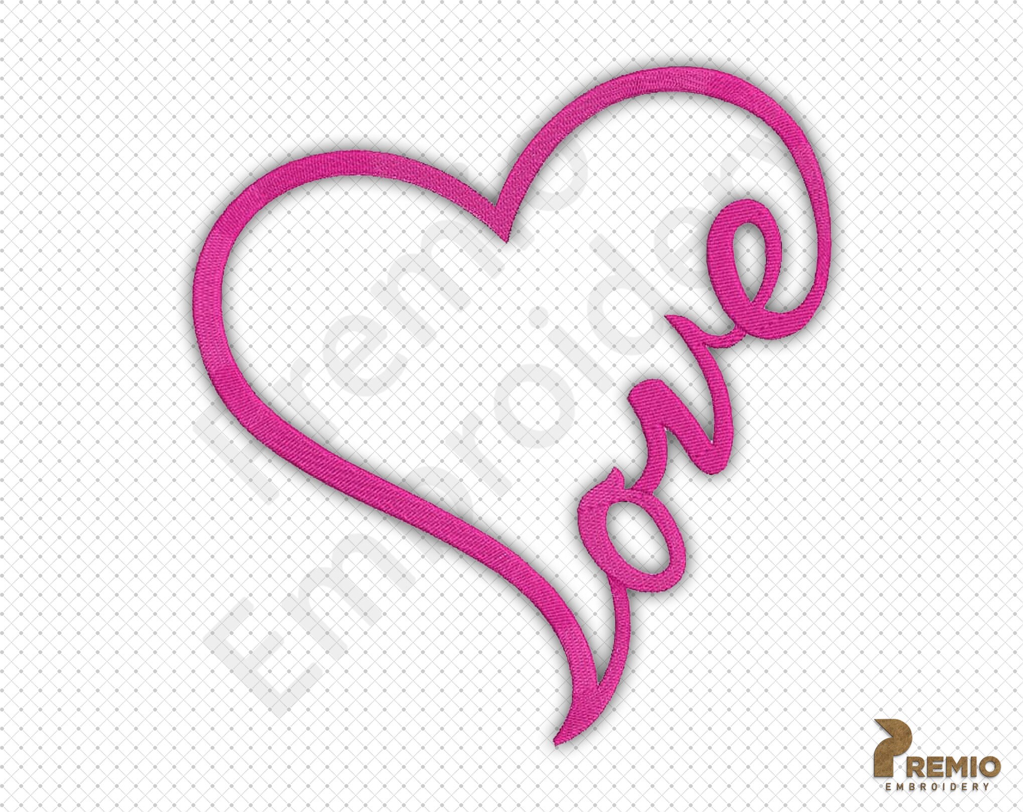 Heart Embroidery Design Embroidery Hearts Machine Designs - Etsy
