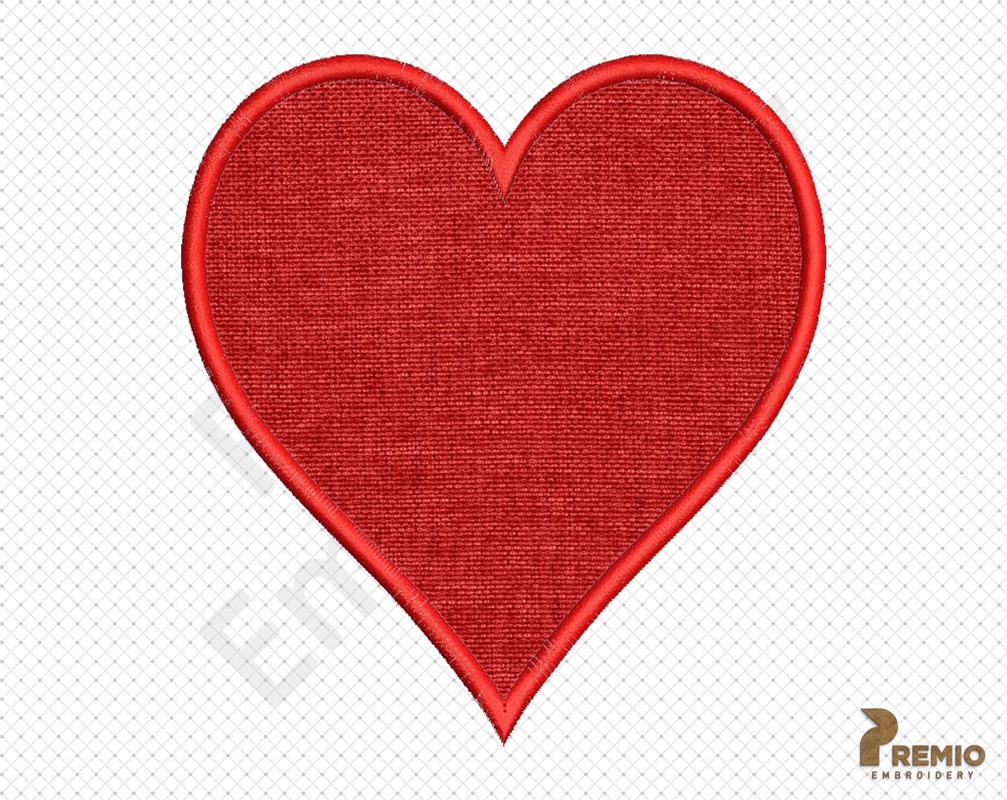 Heart Applique Design Heart Embroidery Design Heart Applique - Etsy