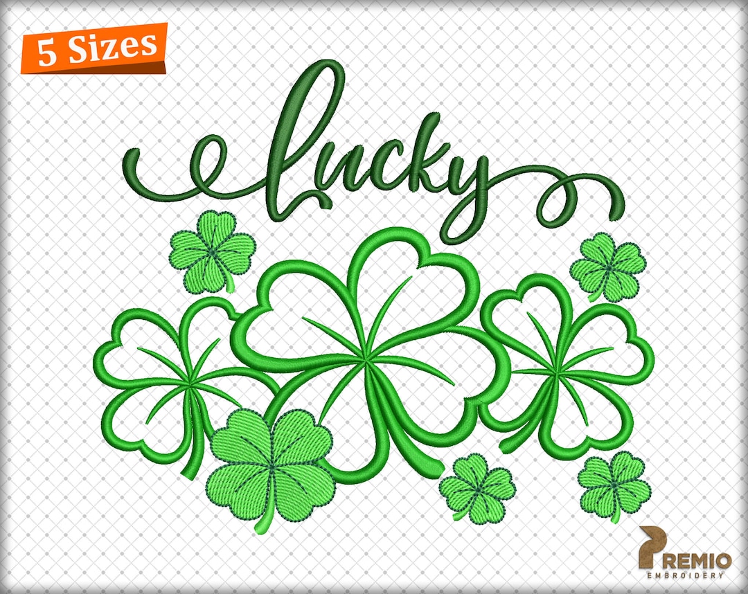 Clover Applique Embroidery Design, St. Patricks Day Embroidery Design ...