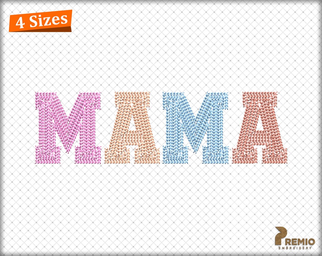 Mama Embroidery Designs, Mama Embroidery Pattern, Unique Mama ...