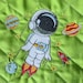 Astronaut Embroidery Designs, Galaxy Astronaut, Space Astronaut Machine ...