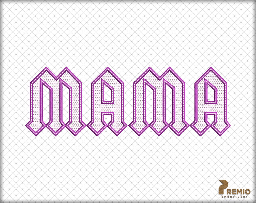 Mama Embroidery Design Blessed Mom Embroidery Design Mama - Etsy