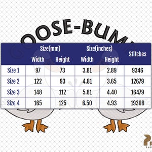 Goosebump Embroidery Design, Goose Bumps Embroidery Designs, Silly ...