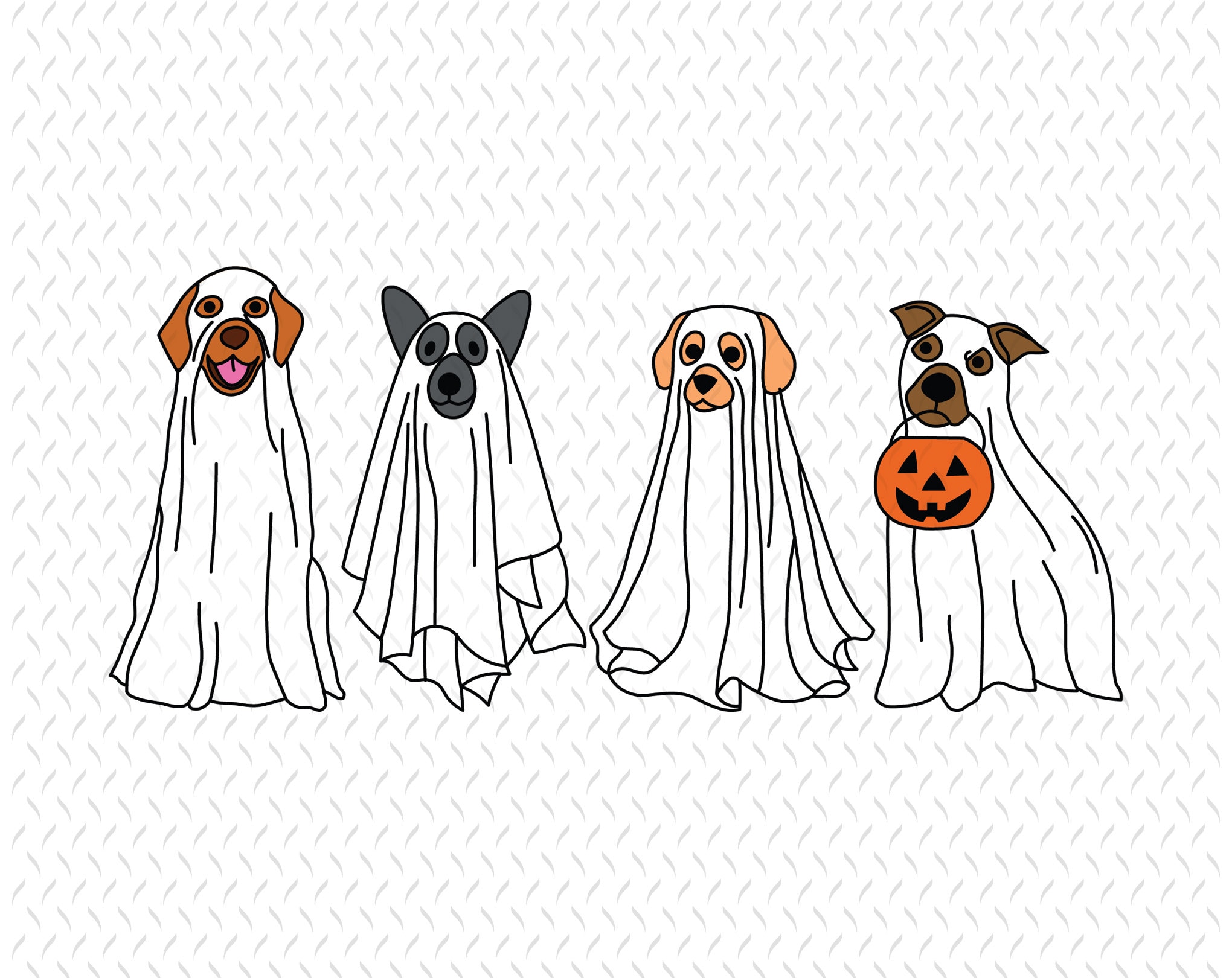 Ghost Dog PNG, Ghost PNG, Retro Spooky Season Png, Dog Ghost PNG ...