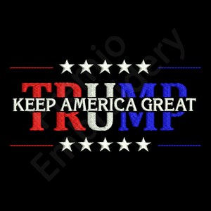 Trump Embroidery Design for Machine, Trump Campaign, Donald Trump ...