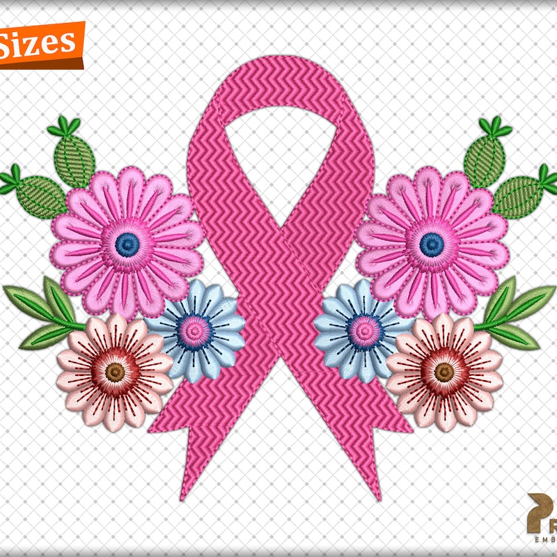 Breast Cancer Embroidery Designs - Etsy