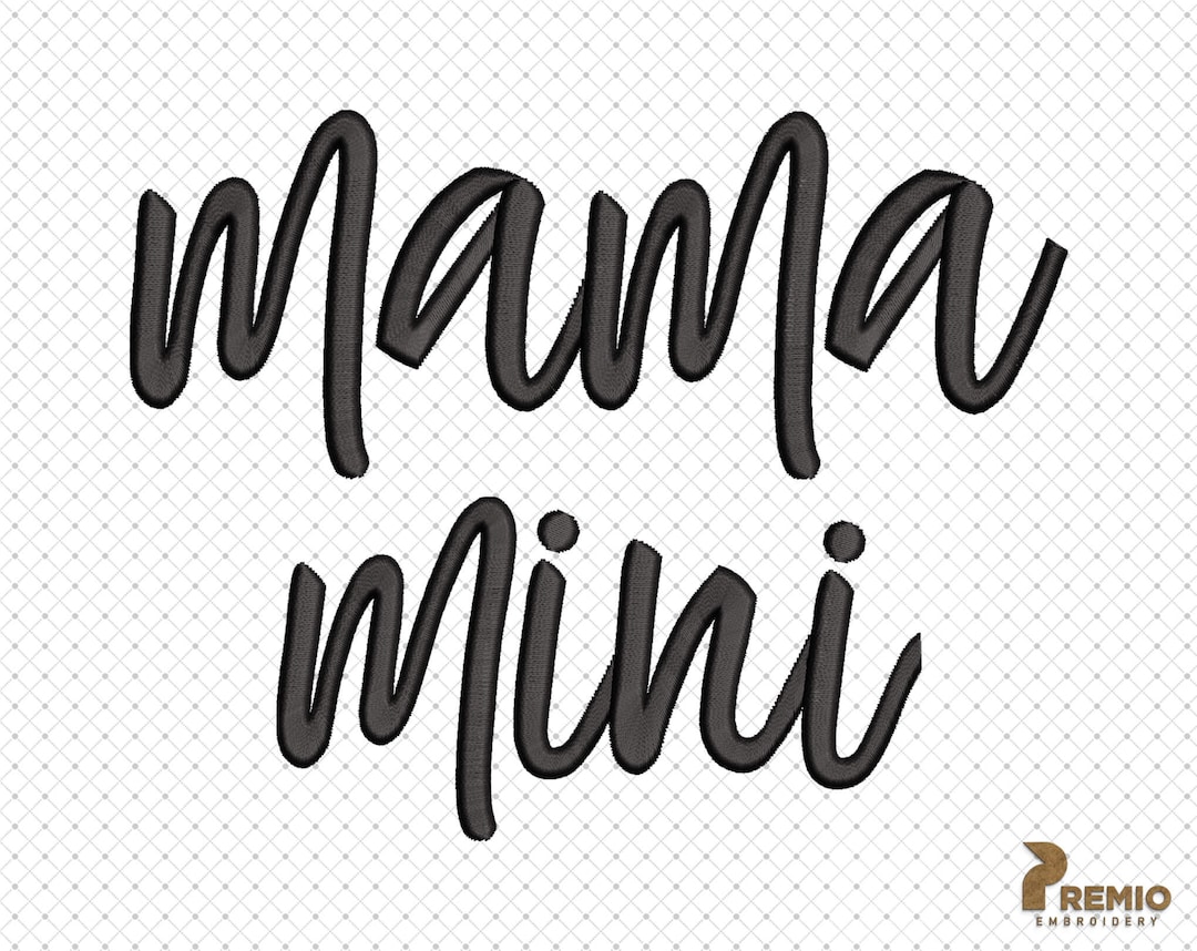 MAMA Embroidery Design, Mama Machine Embroidery Files, Happy Mother's ...