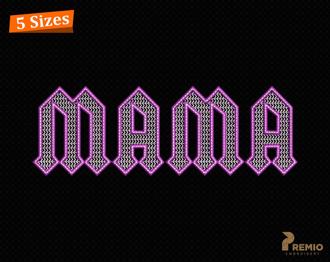 Mama Embroidery Design, Blessed Mom Embroidery Design, Mama Machine ...