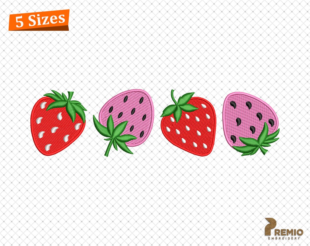 Strawberry Embroidery Design, Strawberries Embroidery Sweatshirt ...