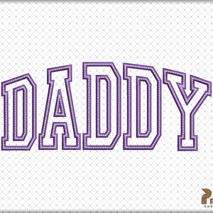 Dad Applique Embroidery Design, Embossed Embroidery Dad Sweatshirt ...