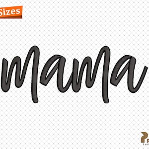 MAMA Embroidery Design, 3d Puff Mama Embroidery Files, Mother's Day ...
