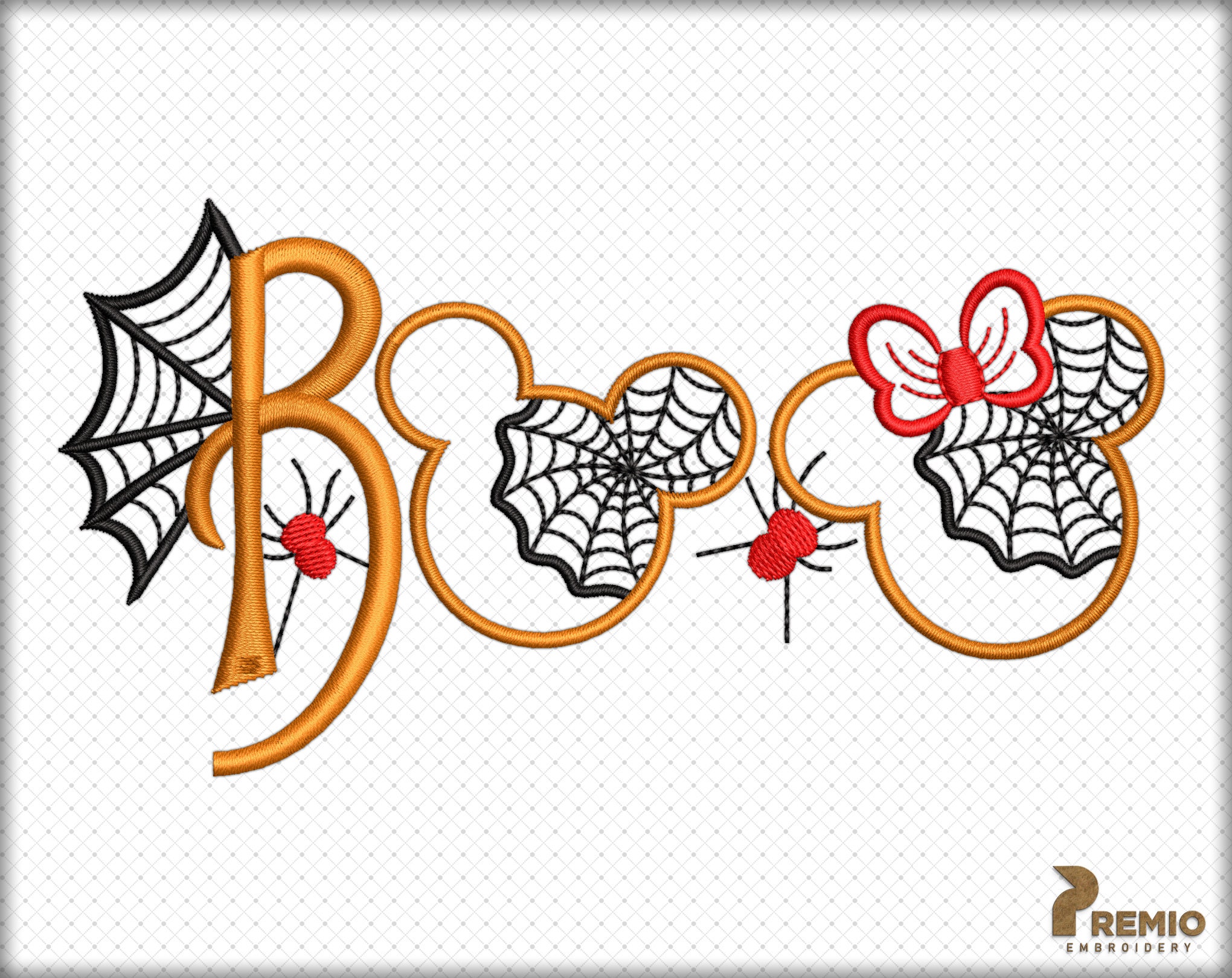 Creepy Spooky Boo Embroidery Design, Spooky Season Halloween Embroidery ...