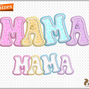 Mama Applique Embroidery Design, Floral Mama Embroidery Design, MOM ...