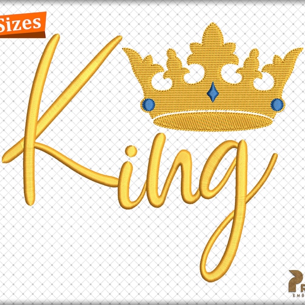 Crown Embroidery Pattern - Etsy