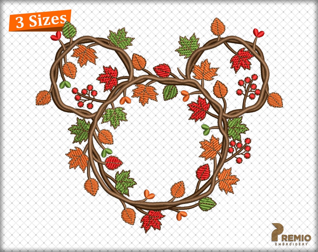 Fall Embroidery Design, Halloween Embroidery, Thanksgiving Embroidery ...