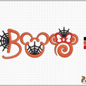 Halloween BOO Embroidery Design, Boo Machine Embroidery Design, BOO ...