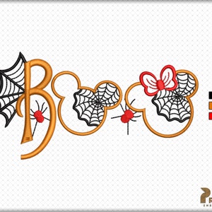 Creepy Spooky Boo Embroidery Design, Spooky Season Halloween Embroidery ...