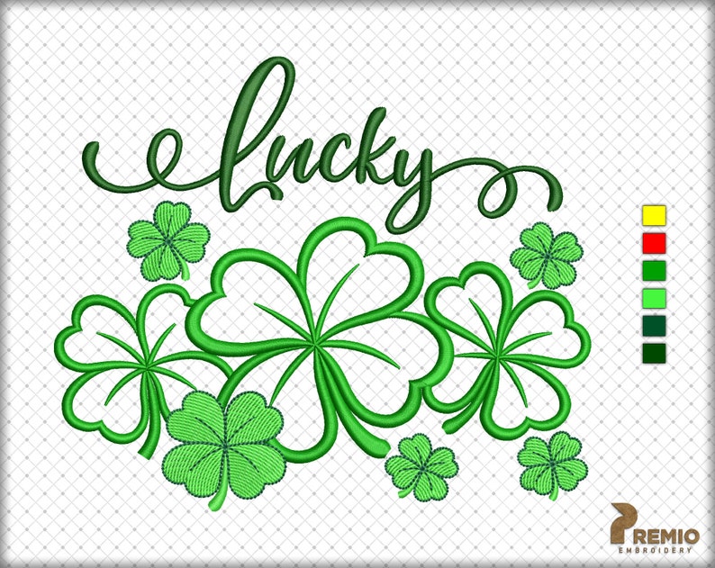 Clover Applique Embroidery Design St. Patricks Day Embroidery - Etsy