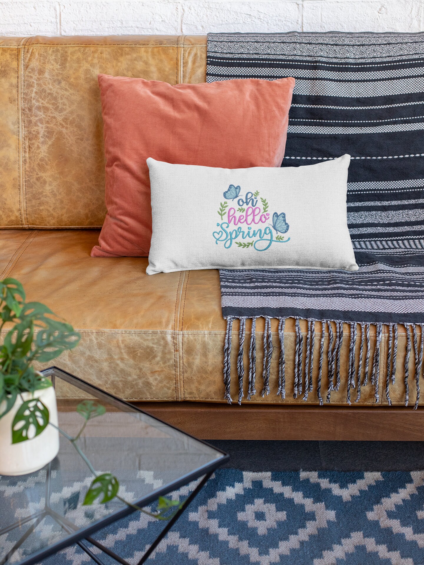 Hello Spring Embroidery Designs Happy Spring Happy Easter - Etsy