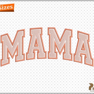Mama Embroidery, Mama Machine Embroidery Design, Mama Mom Mother's Day ...