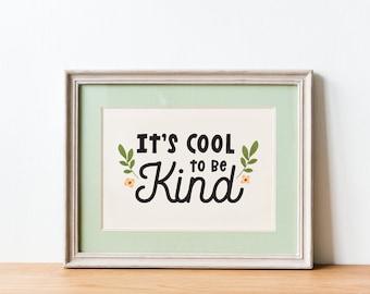 Its Cool to Be Kind - Etsy