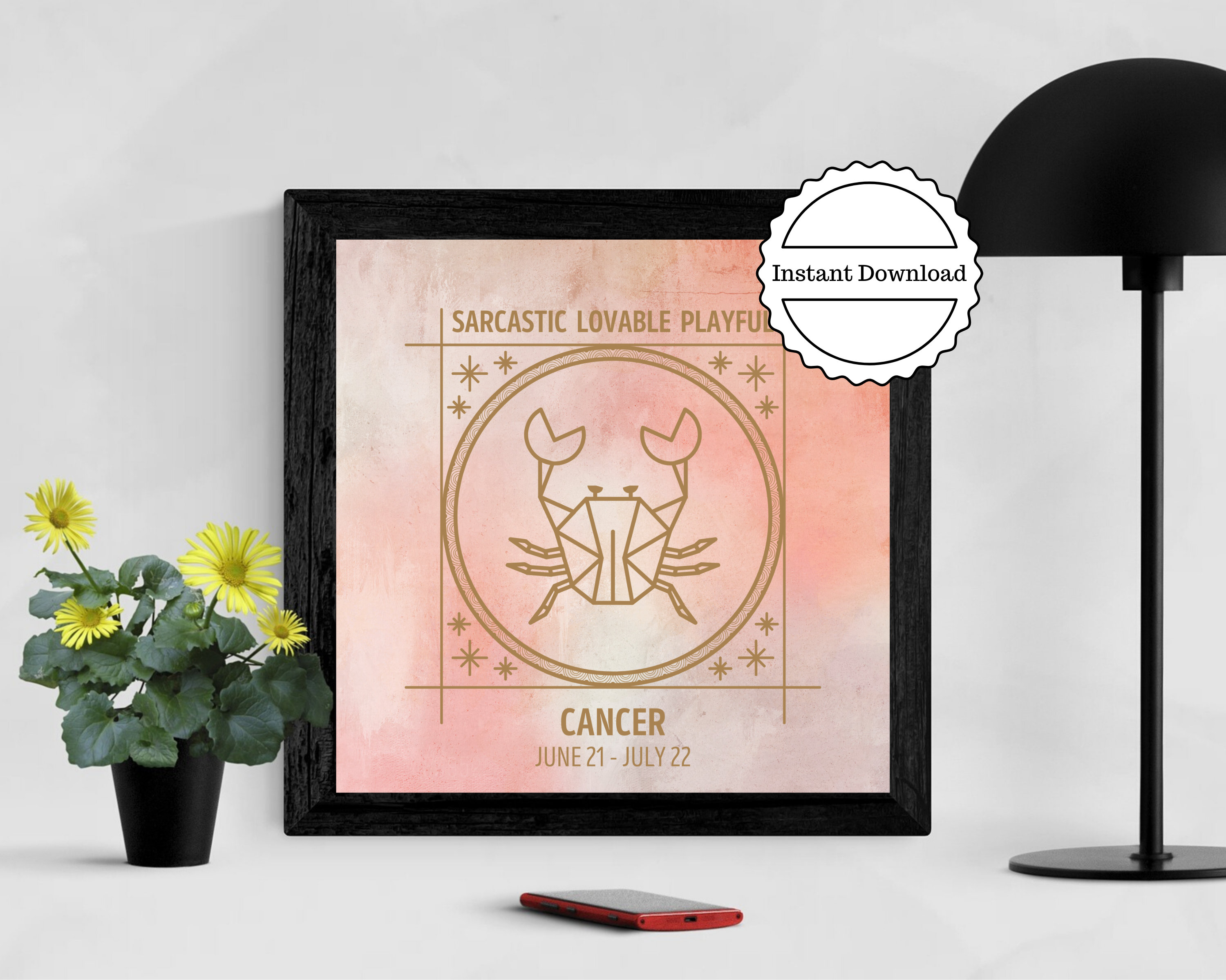 Set of 12 Printable Zodiac Cards. Packaging Inserts, Product Labels ...
