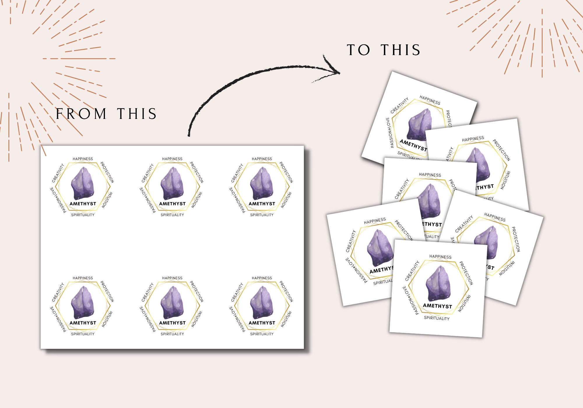 Amazonite Gemstone Printable Crystal Meaning Card. Product Tags ...